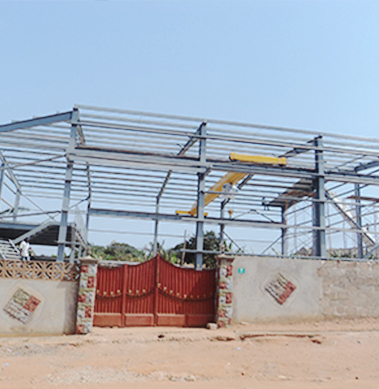 Steel Structure Workshop in Ghana